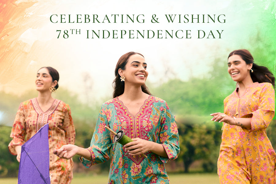 Independence Day Colour Palette: Ethnic Wear in Saffron, White, and Gr ...