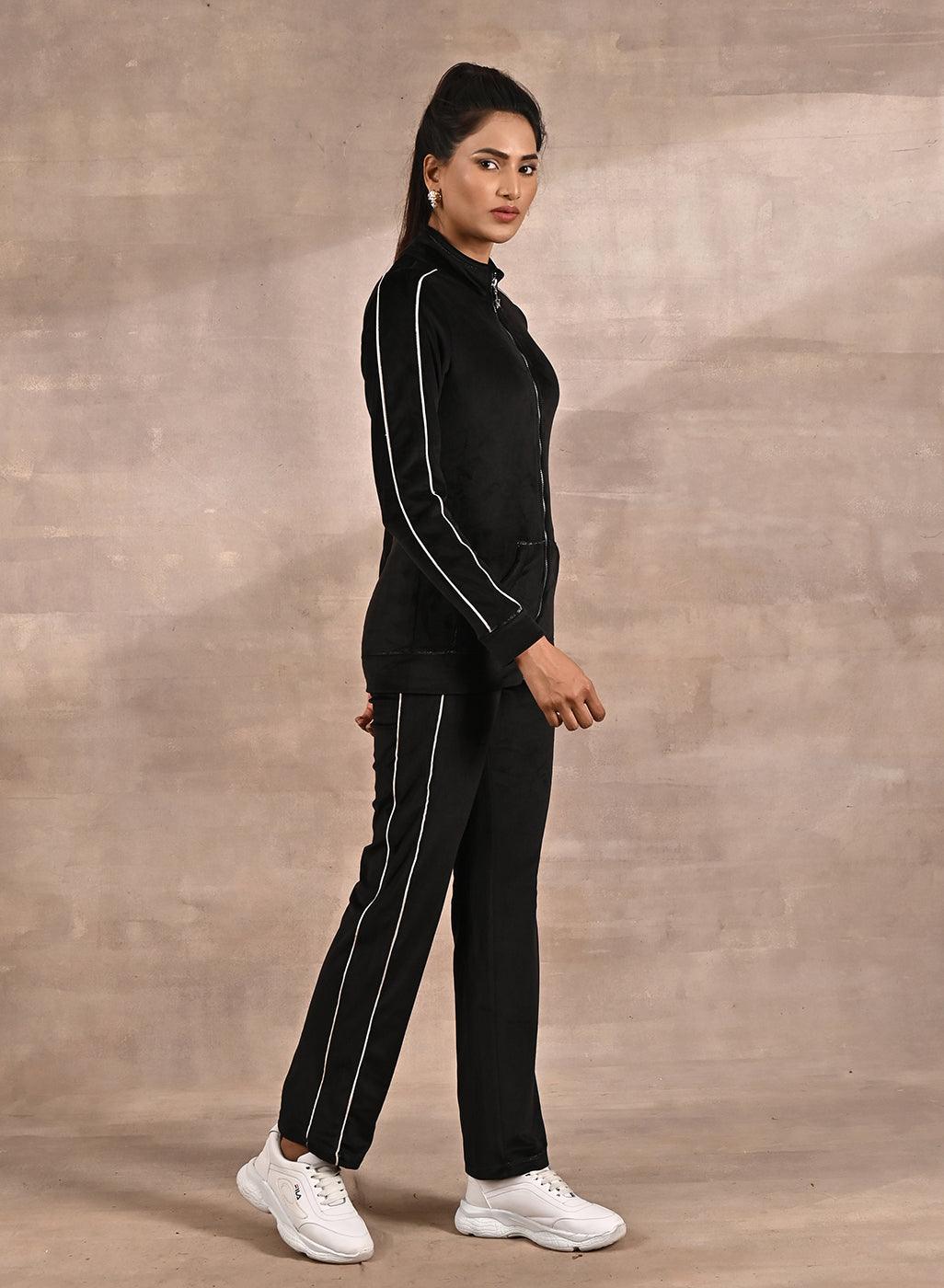 Shop Premium Velvet Tracksuits for Women Online | Lakshita